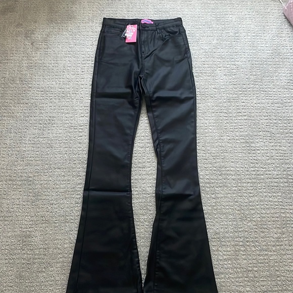 Edikted | Pants & Jumpsuits | Edikted Black Leather Pants | Poshmark